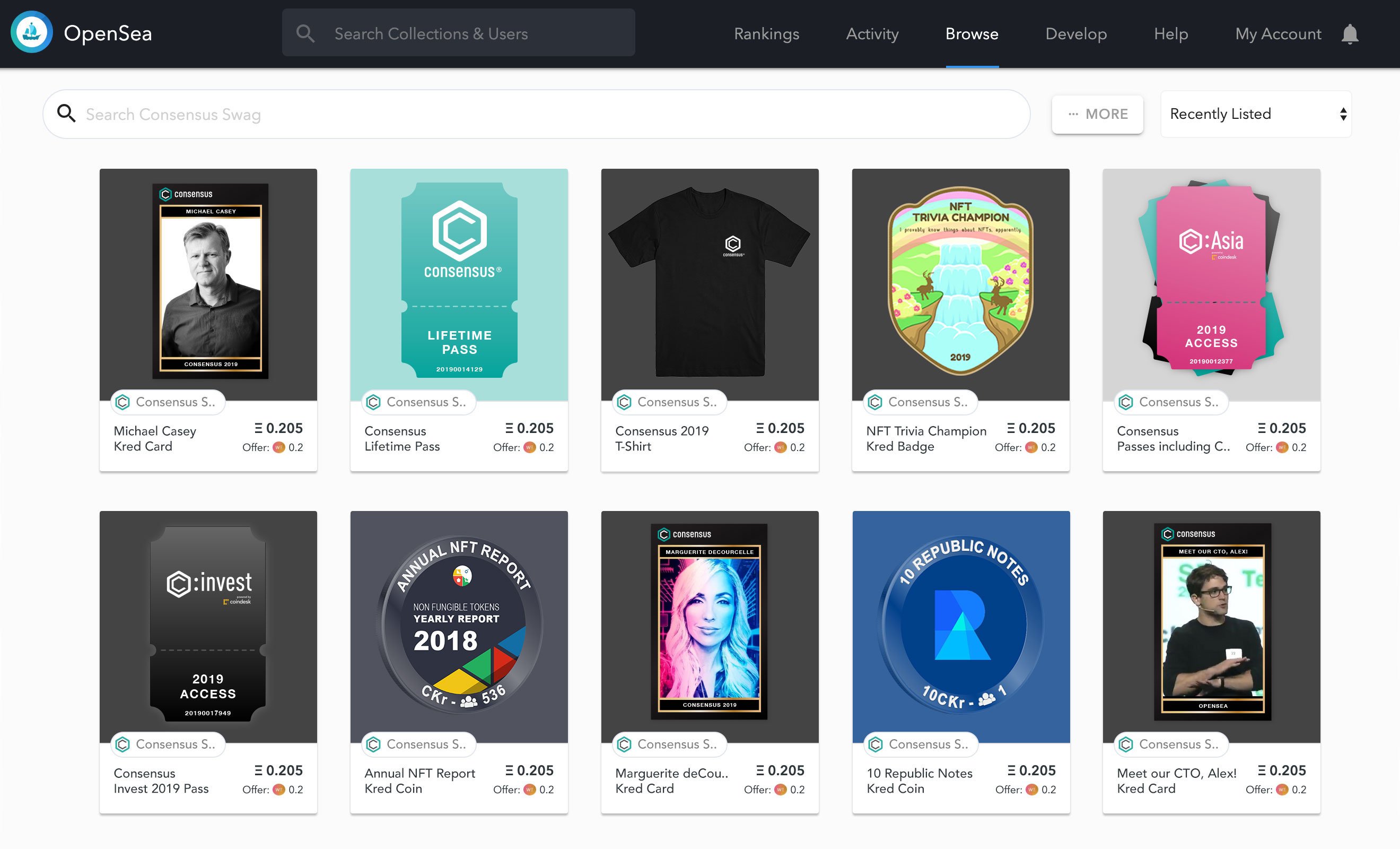 The Consensus Nft Swag Bag Opensea And Nftkred